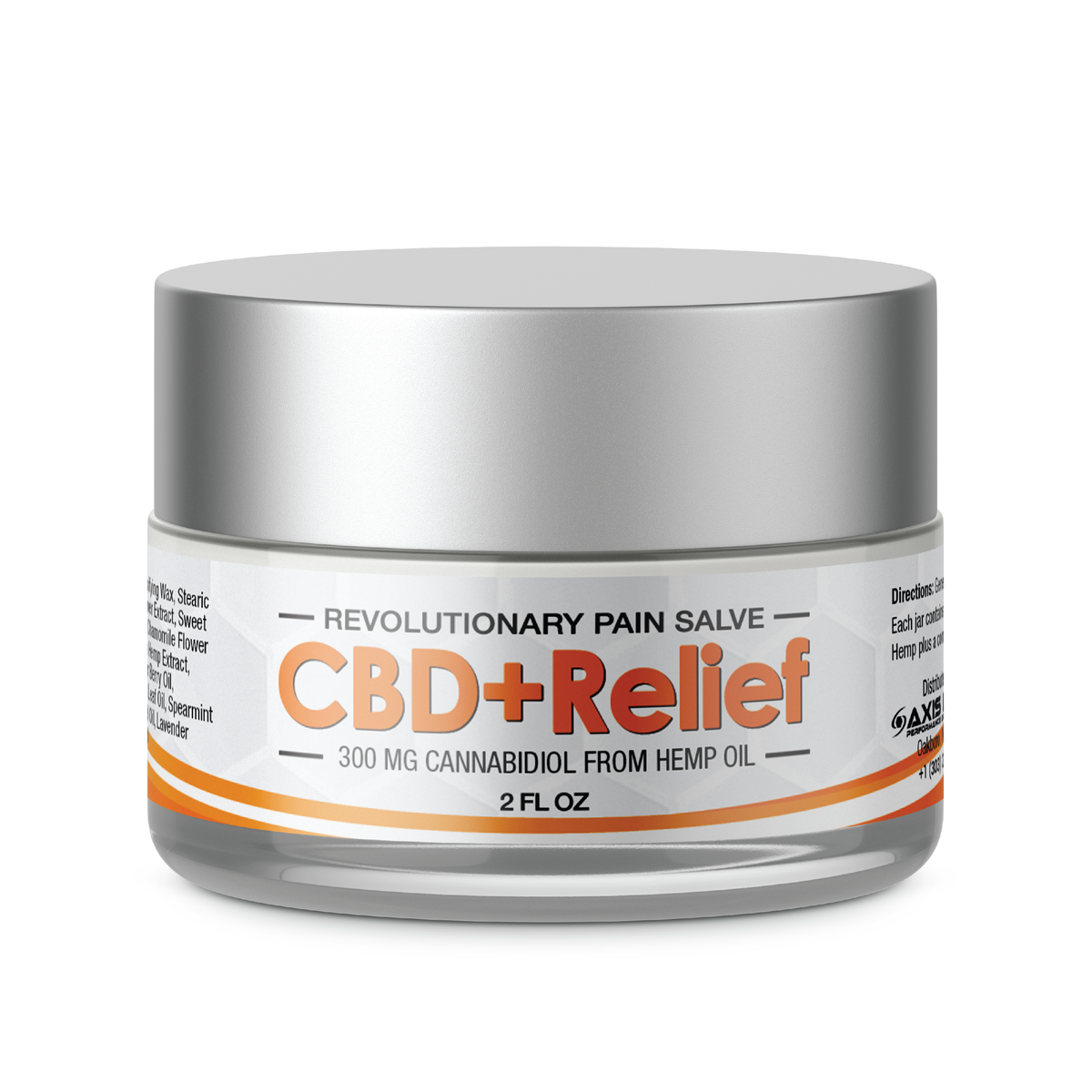 CBD+Relief Cream 300mg 2oz Colorado Labs CBD