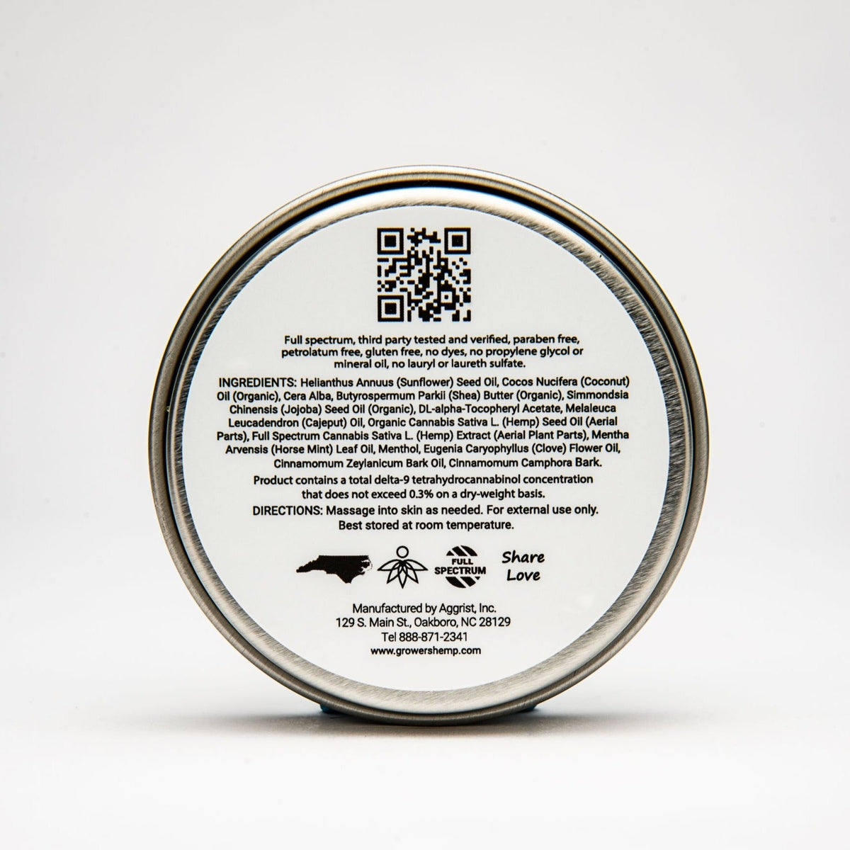 Growers Hemp The Balm! 1200mg CBD Colorado Labs CBD